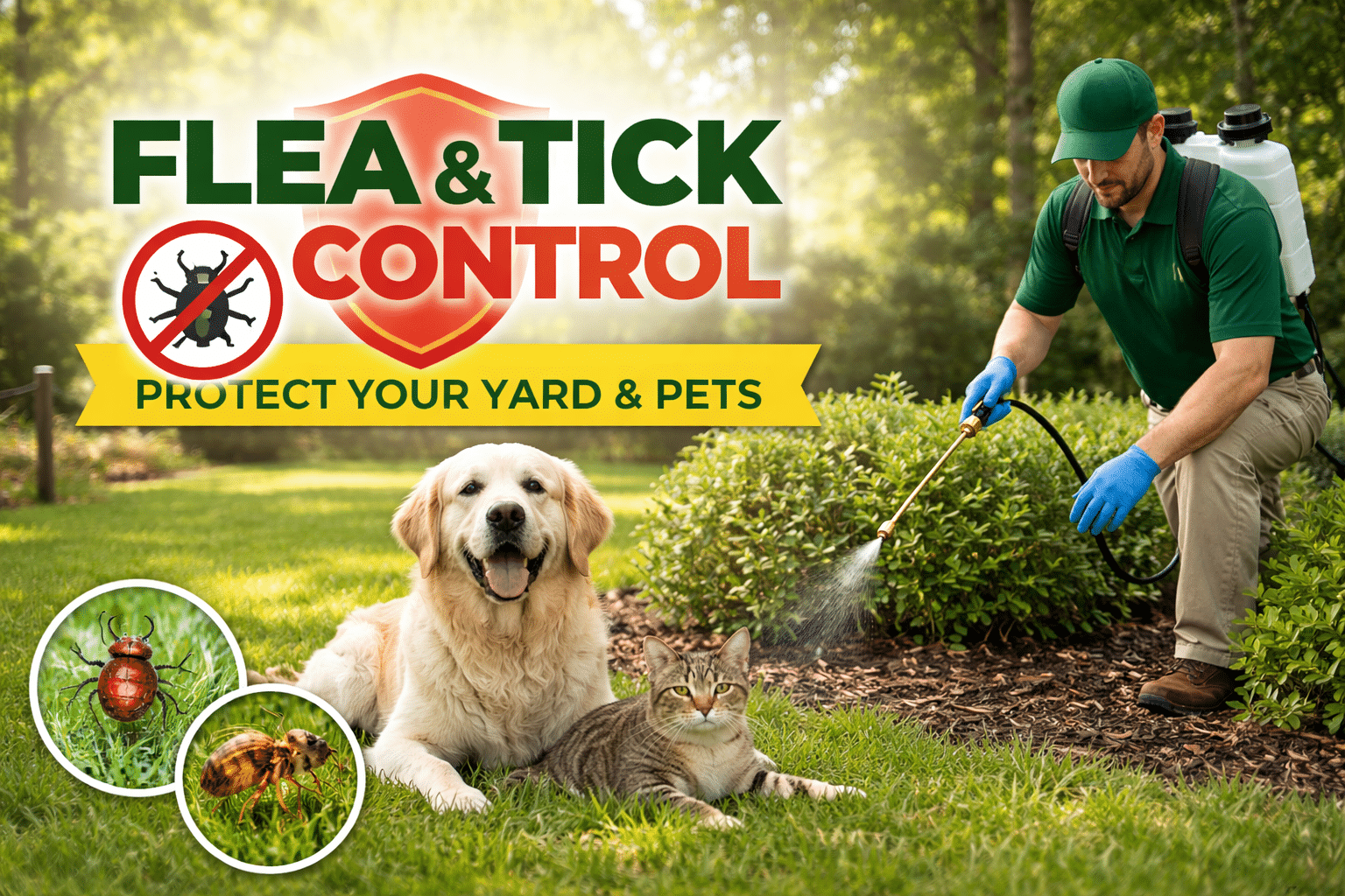 Professional Flea and Tick Control Services | Custom Lawns